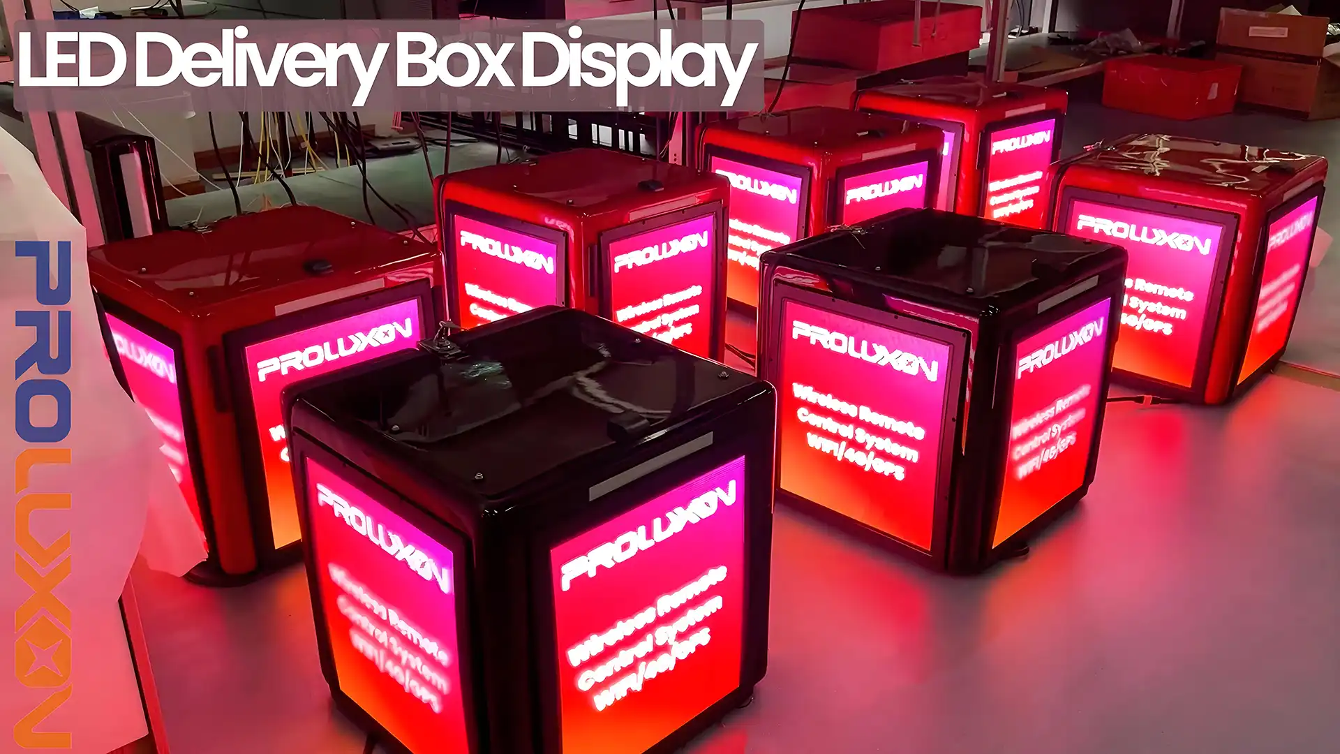 Takeaway Box | Delivery Box | Takeout Boxes LED Displays | PROLUXON