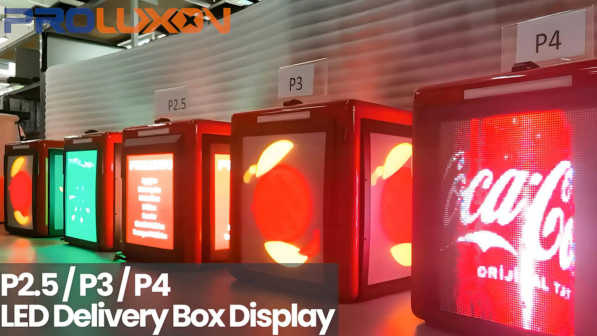 Takeaway Box | Delivery Box | Takeout Boxes LED Displays | PROLUXON