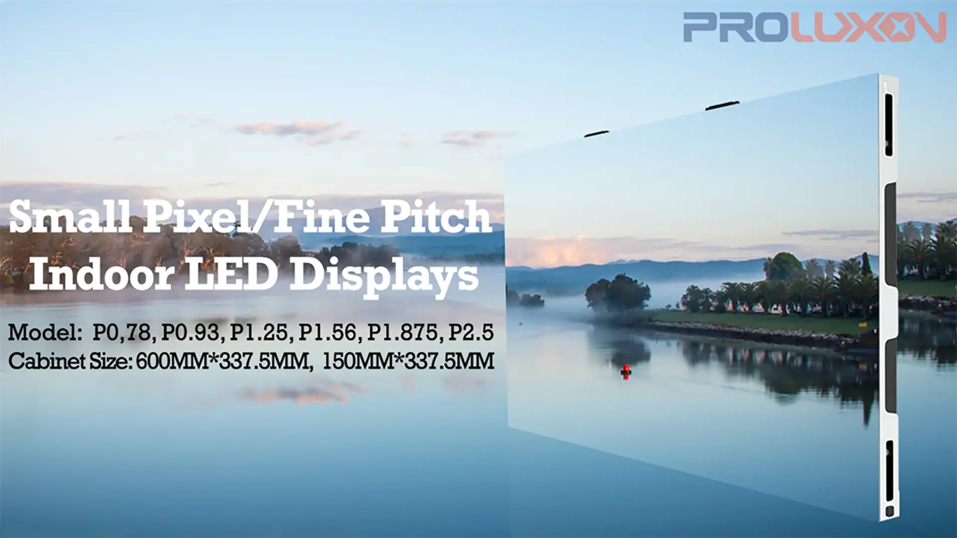 LED Video Walls: Small Pixel Pitch & Fine Pitch LED Displays | PROLUXON